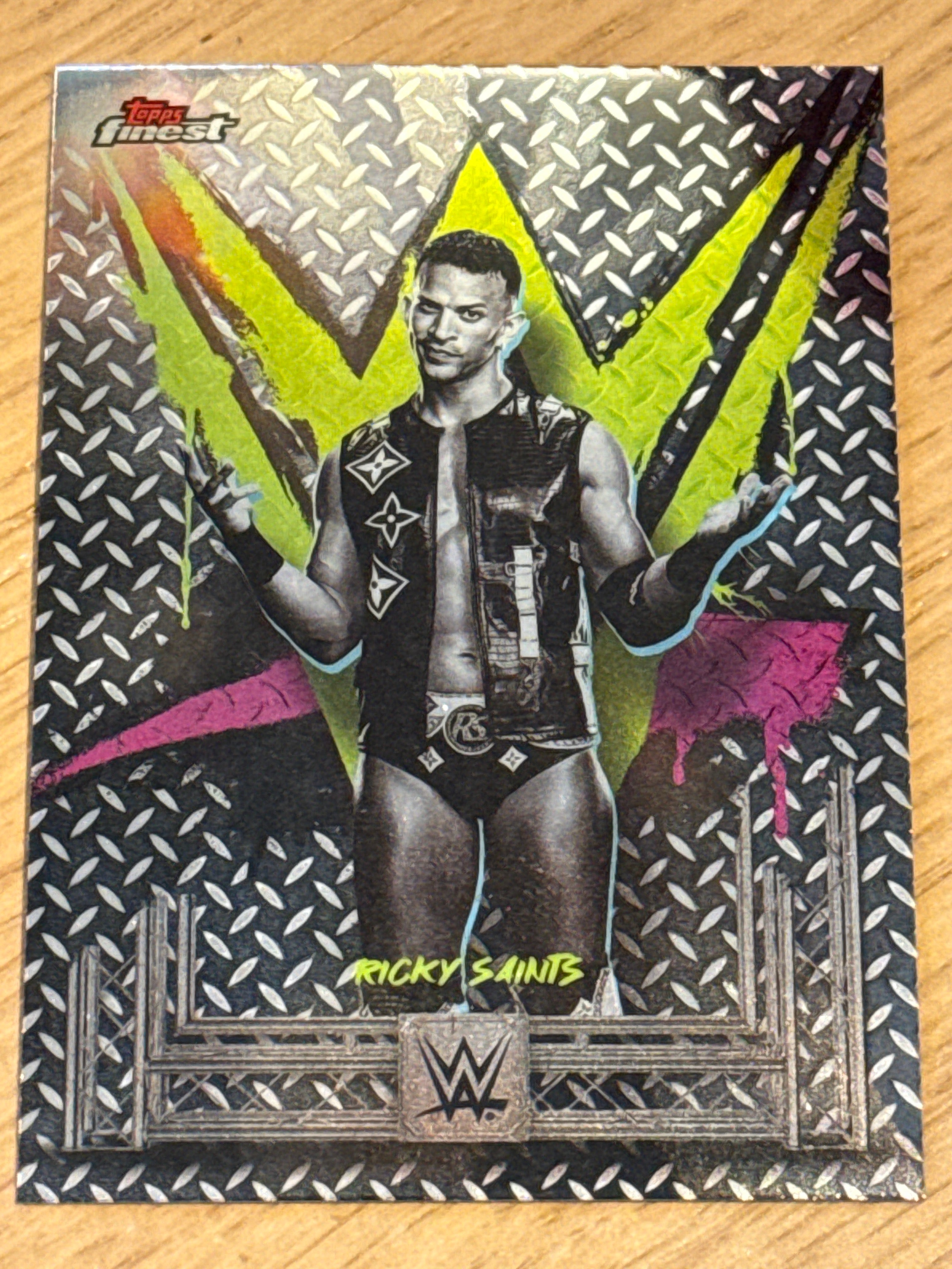 Ricky Saints Common #57 - Topps WWE Finest 2025 – Outback Bricks